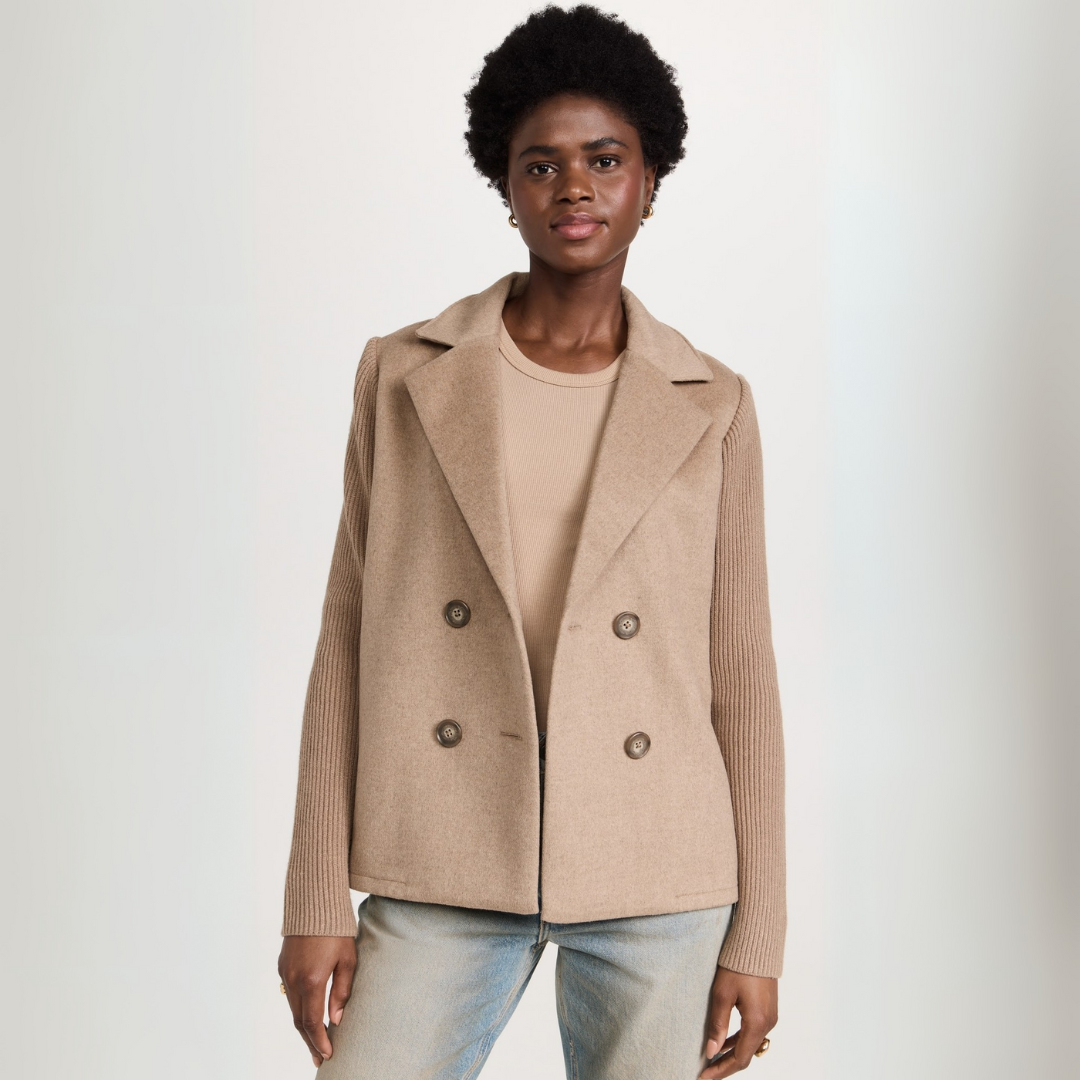 Matilda | Chic Knit Blazer Coat – Velro London