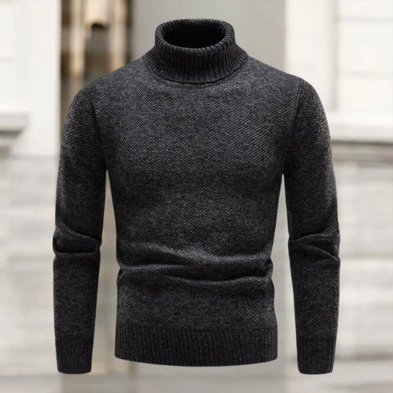 Klaus | Elegant Knit Turtleneck Sweater – Velro London
